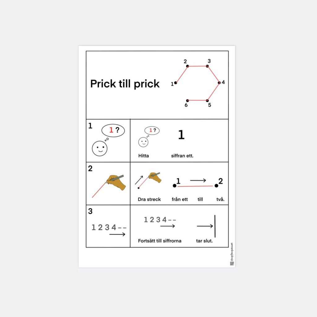 Prick till prick – Vinter - NPF anpassat