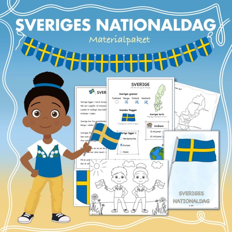 Materialpaket - Sveriges nationaldag - NPF anpassat