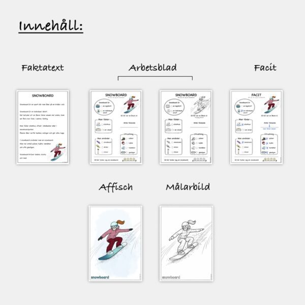 Fakta om idrott - Snowboard - NPF anpassat